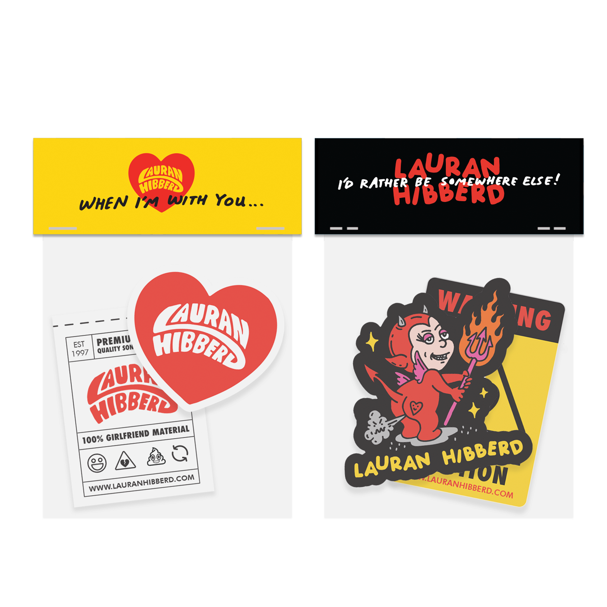 Lauran Hibberd Sticker Pack - Lauran Hibberd